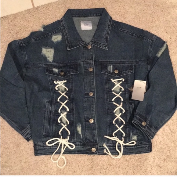 oandoclothing | Jackets & Coats | Distressed Blue Jean Jacket | Poshmark